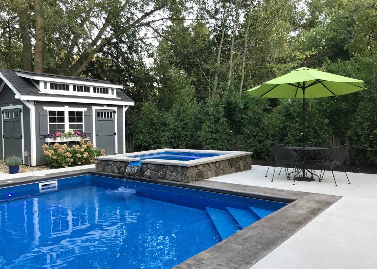 Fiberglass Pool Design Options - West Virginia Pool Construction